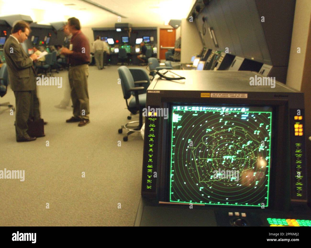 Visitors tour the Standard Terminal Automation Replacement System ...
