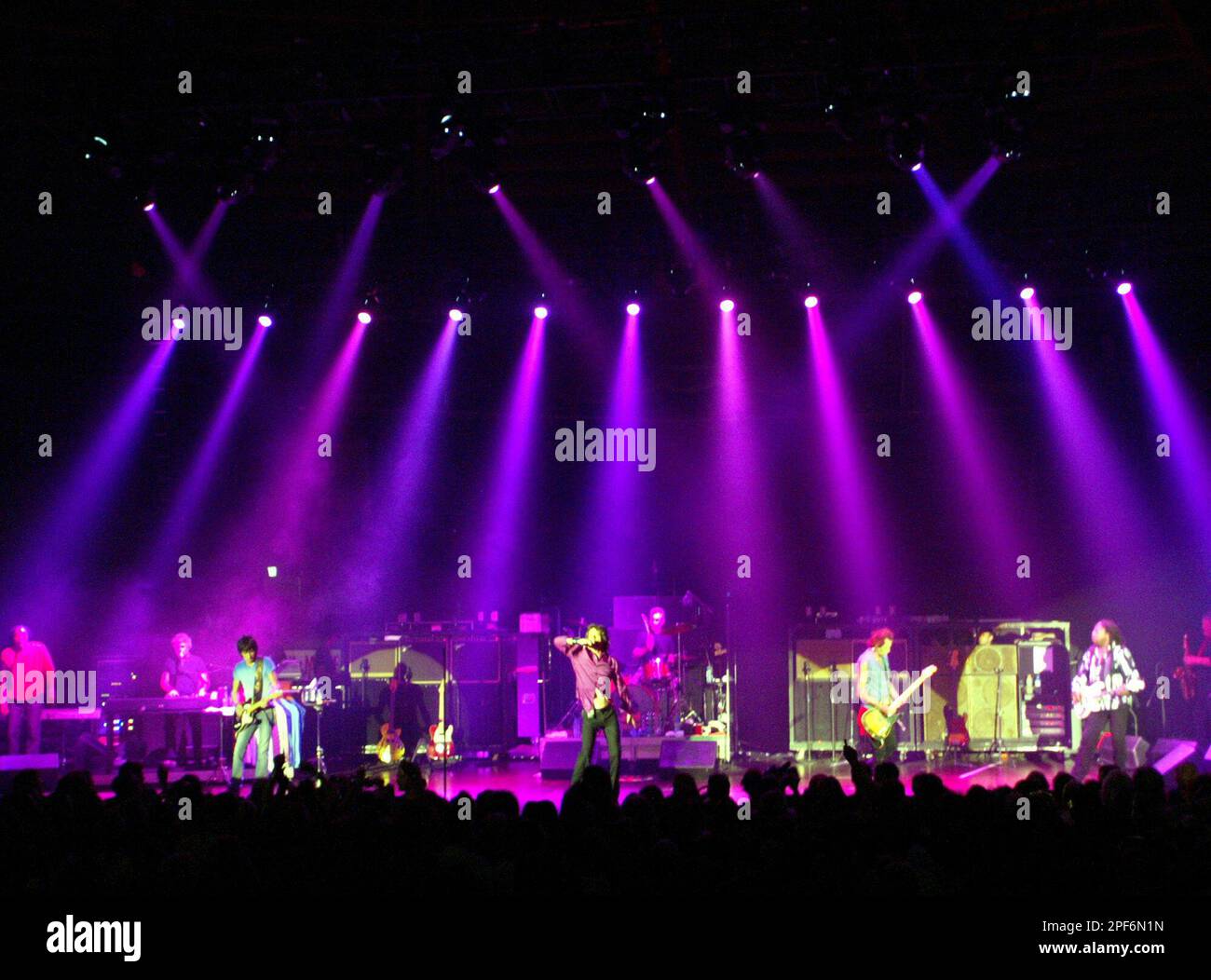 The Rolling Stones perform on stage during a concert as part of the ...