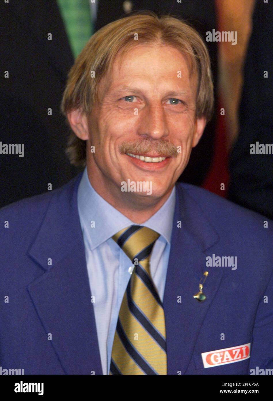 Turkish first-division team Fenerbahce's new coach Christoph Daum ...