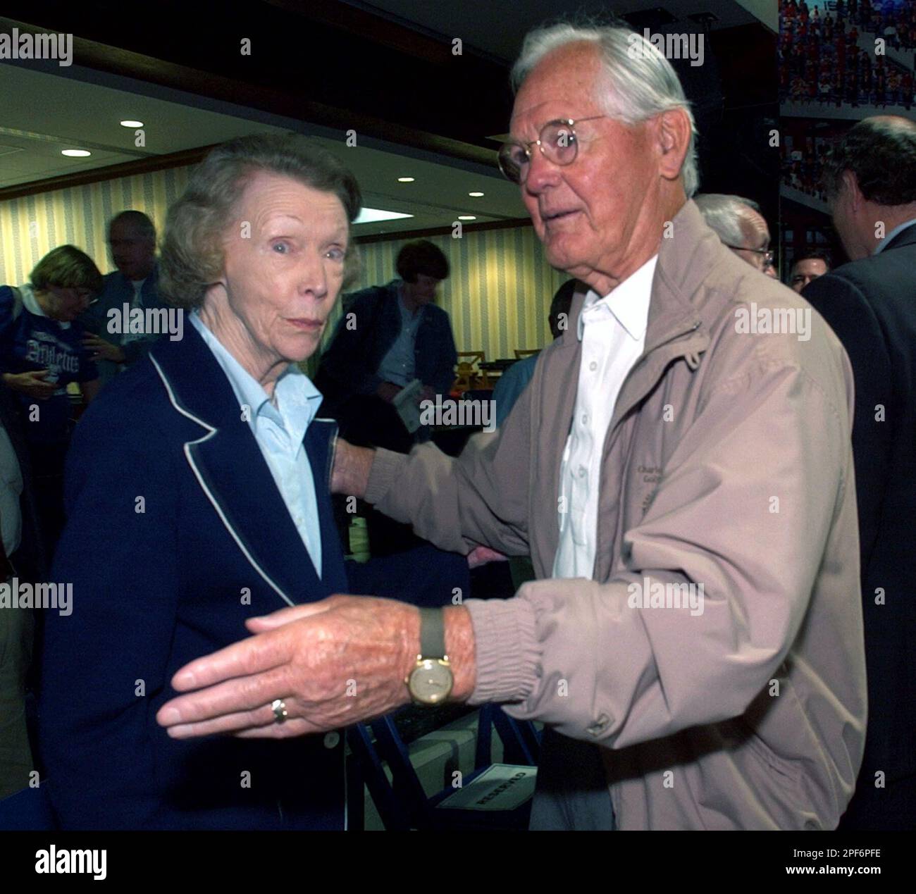 Ruth Mack Clark, daughter of Connie Mack, the manager of the ...
