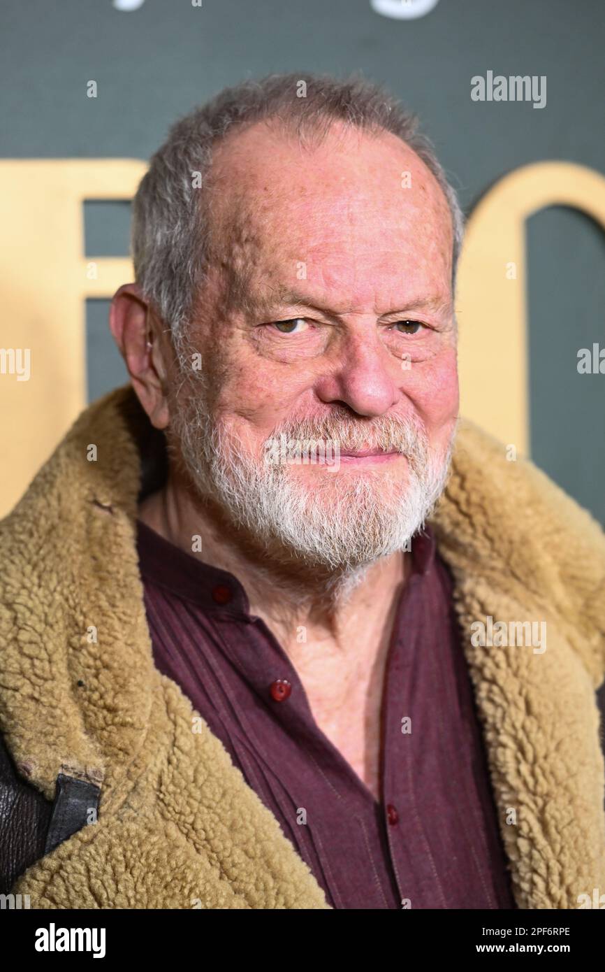 London, UK. 16th Mar, 2023. Terry Gilliam attending the premiere of ...