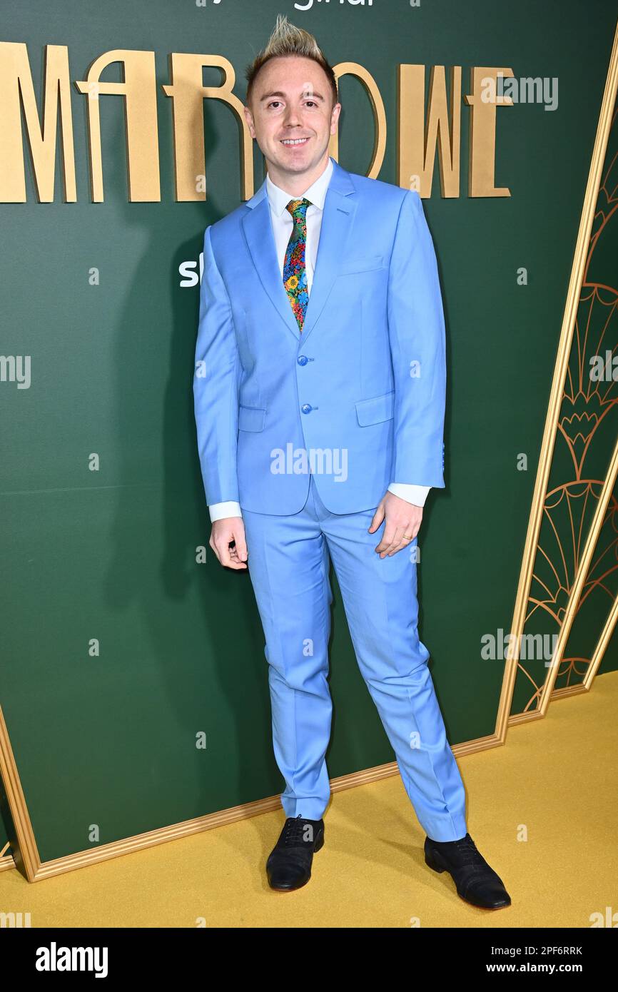 London, UK. 16th Mar, 2023. John Galea attending the premiere of ...