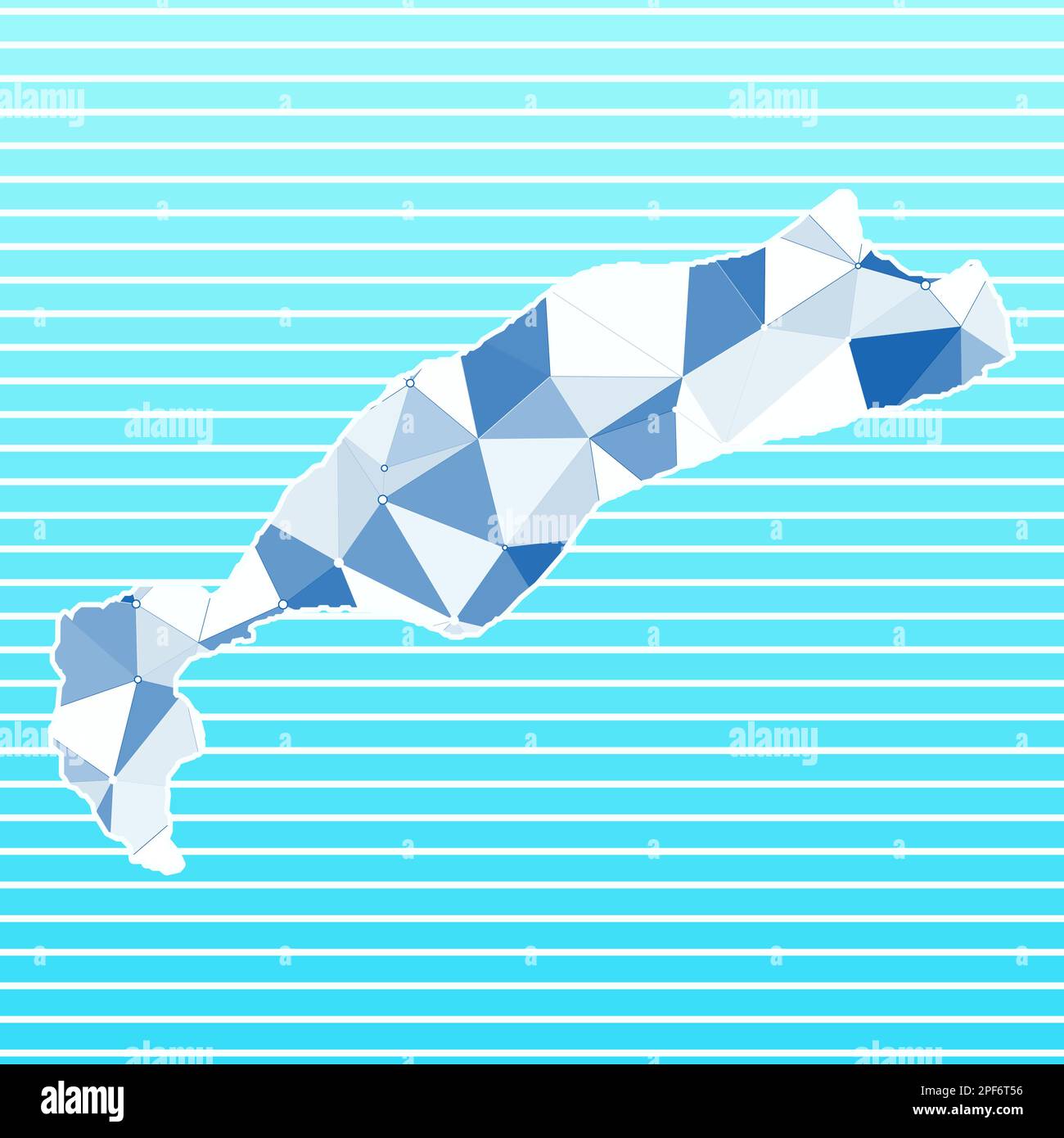 Kos vector illustration. Kos design on gradient stripes background ...