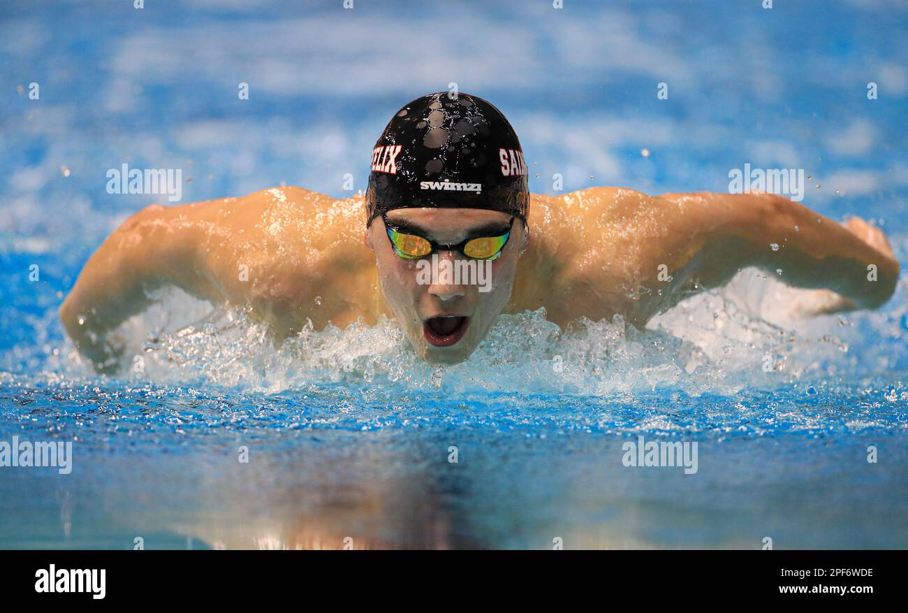 Great Britain’s William Ellard in action during the Men’s MC 200m ...