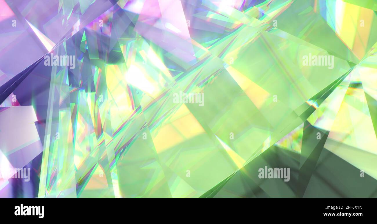 Image of shiny diamonds with colourful prismatic lights Stock Photo - Alamy