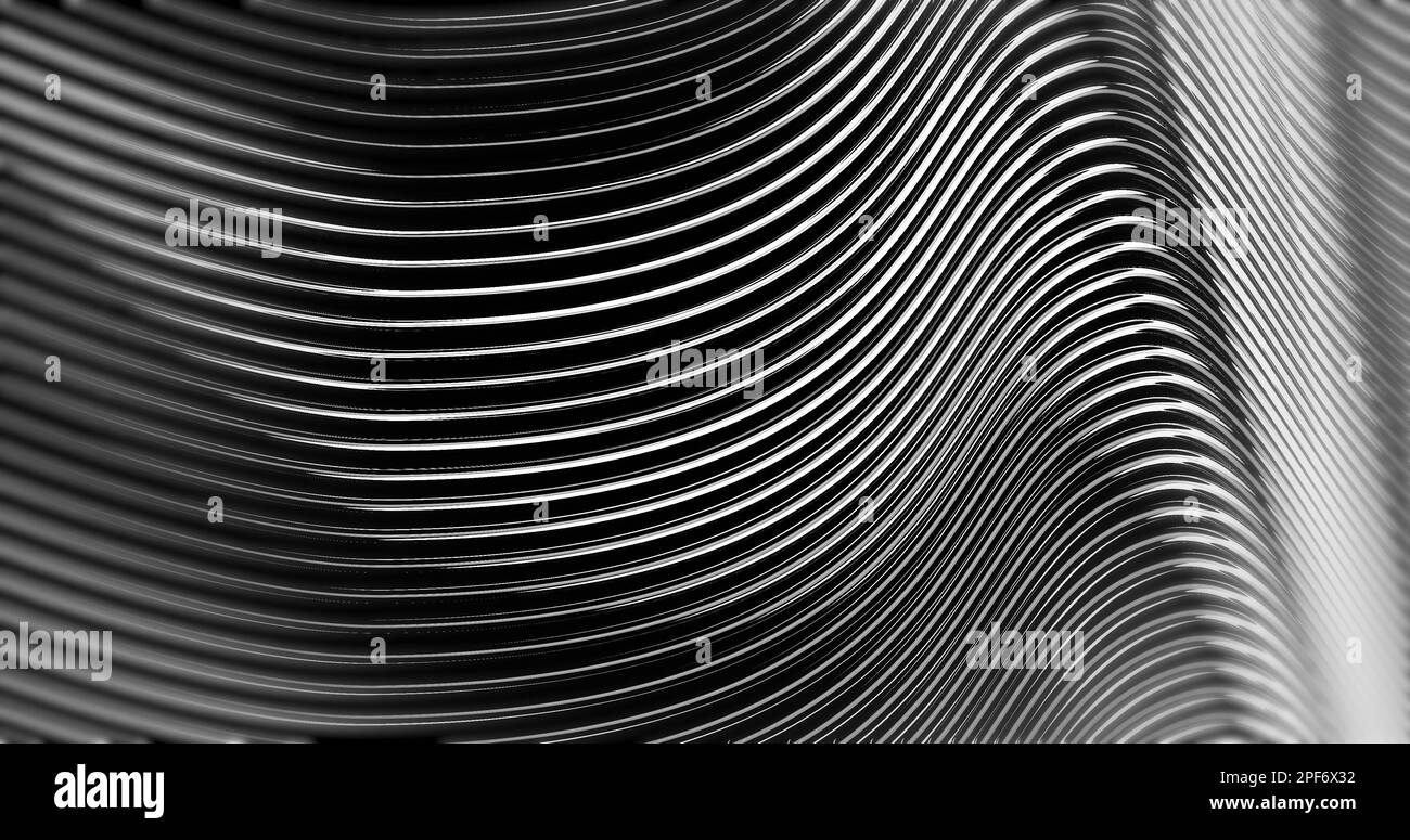 Composition of multiple white lines on black background Stock Photo - Alamy