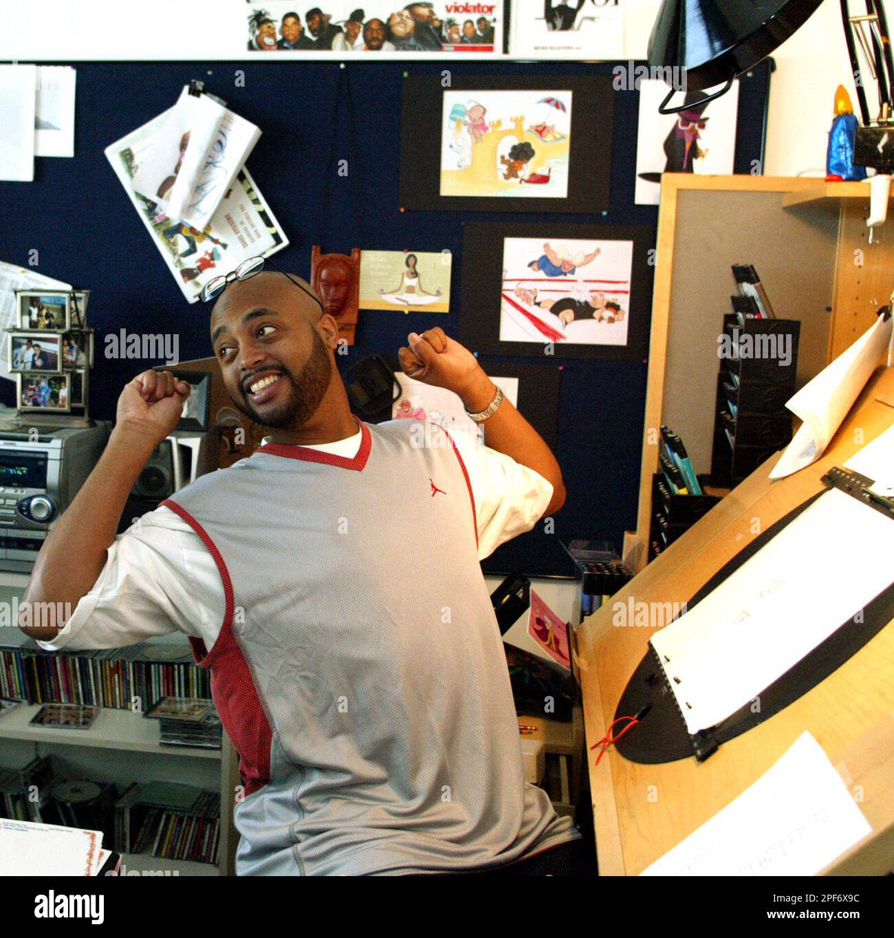 ** ADVANCE FOR WEEKEND EDITIONS JUNE 5-8 **Animator Bruce Smith ...