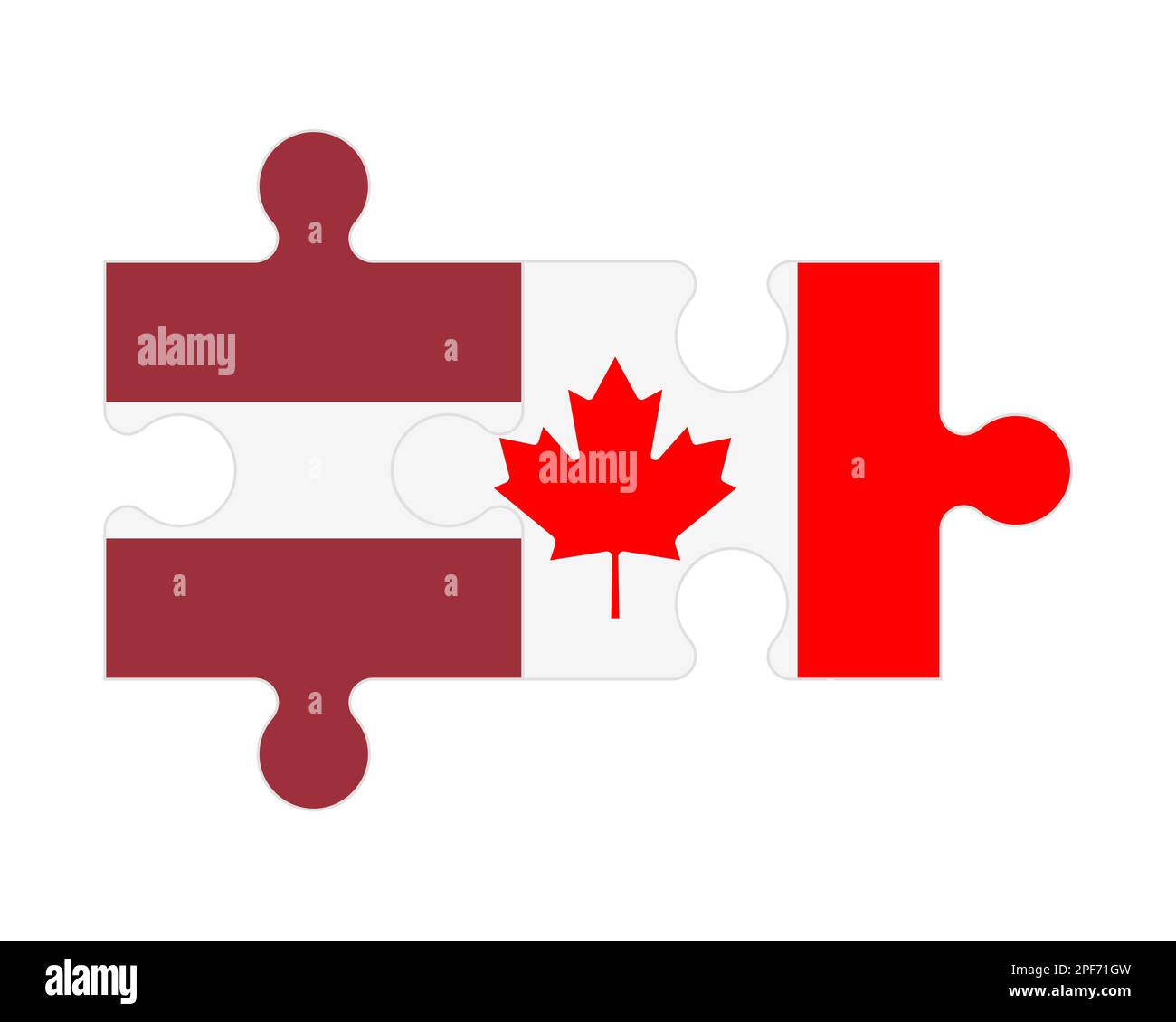 Latvia canada flag Stock Vector Images - Alamy