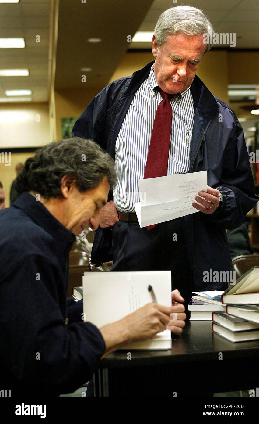 Arthur J. Magida, bottom, author of "The Rabbi and the Hit Man," an ...
