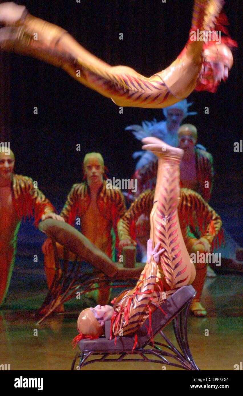 The Icarian Games, a display of human juggling, is preformed during ...