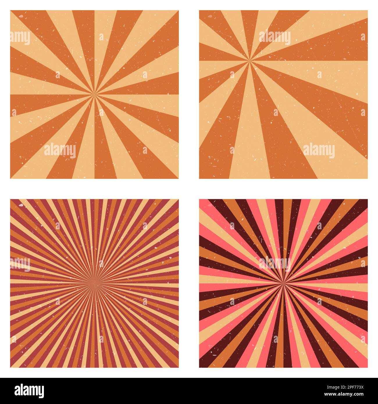 Astonishing vintage backgrounds. Abstract sunburst covers with radial ...