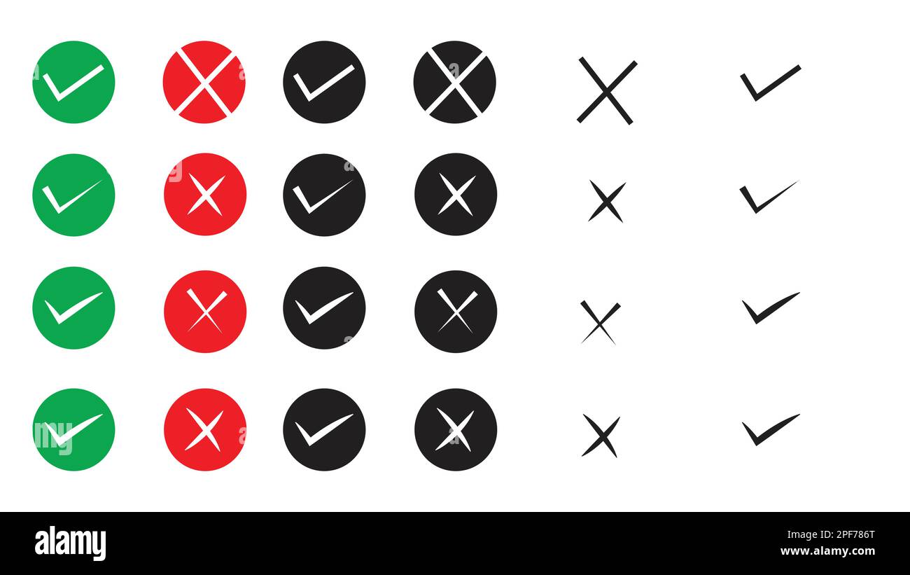 Right Wrong Vector Art, Icons, and Graphics for free download Stock ...