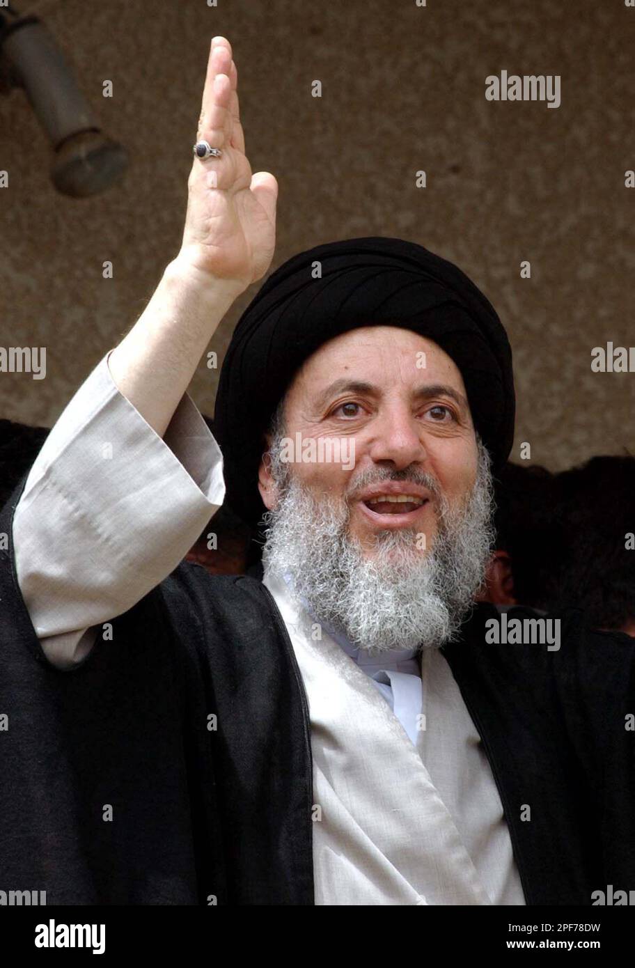 The leader of the biggest anti-Saddam Hussein Shiite opposition group ...