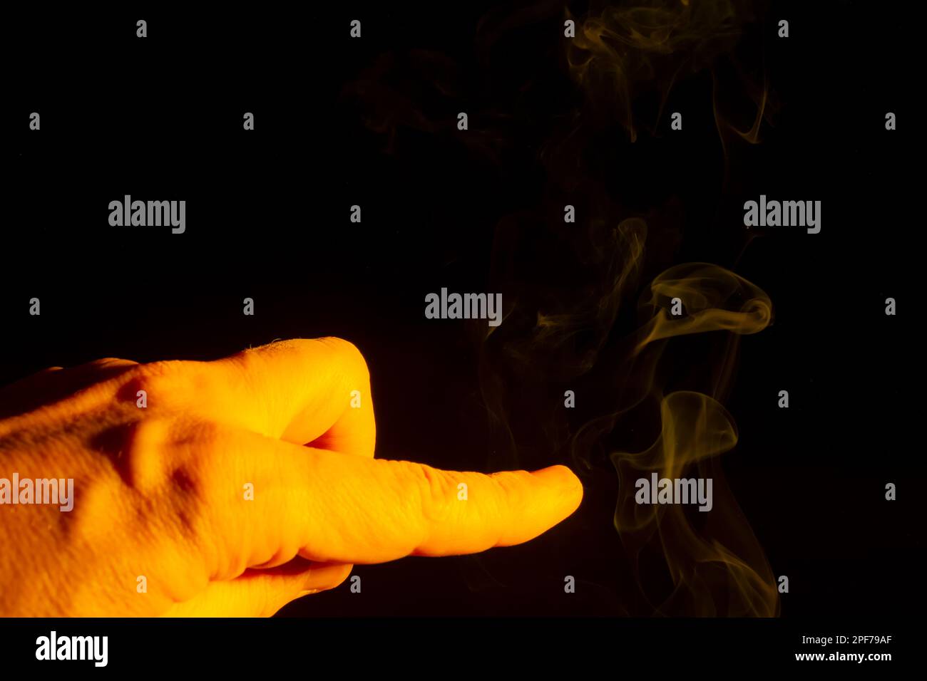Hand fire macro hi-res stock photography and images - Alamy