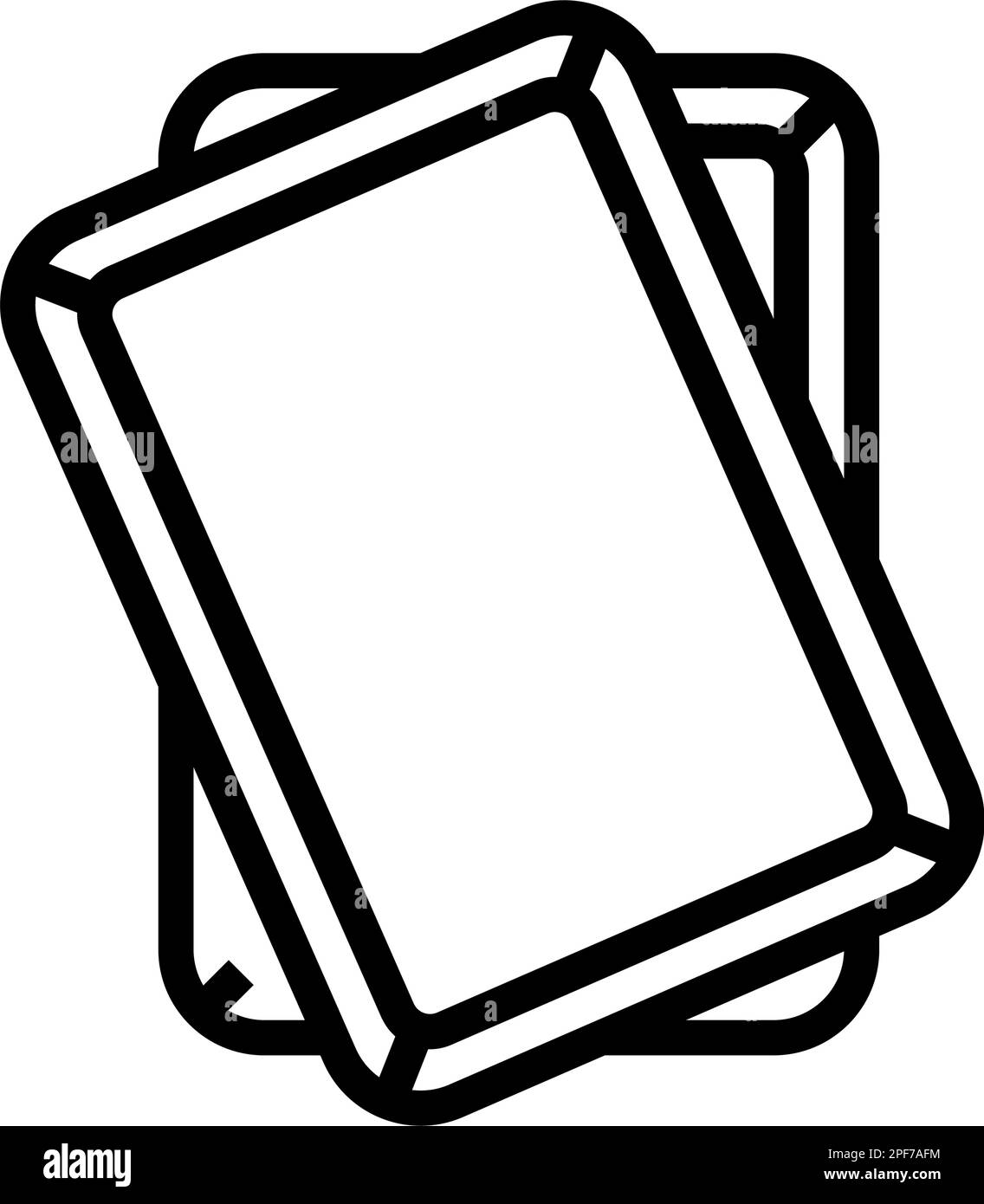 aluminum sheet pan kitchen cookware line icon vector illustration Stock ...