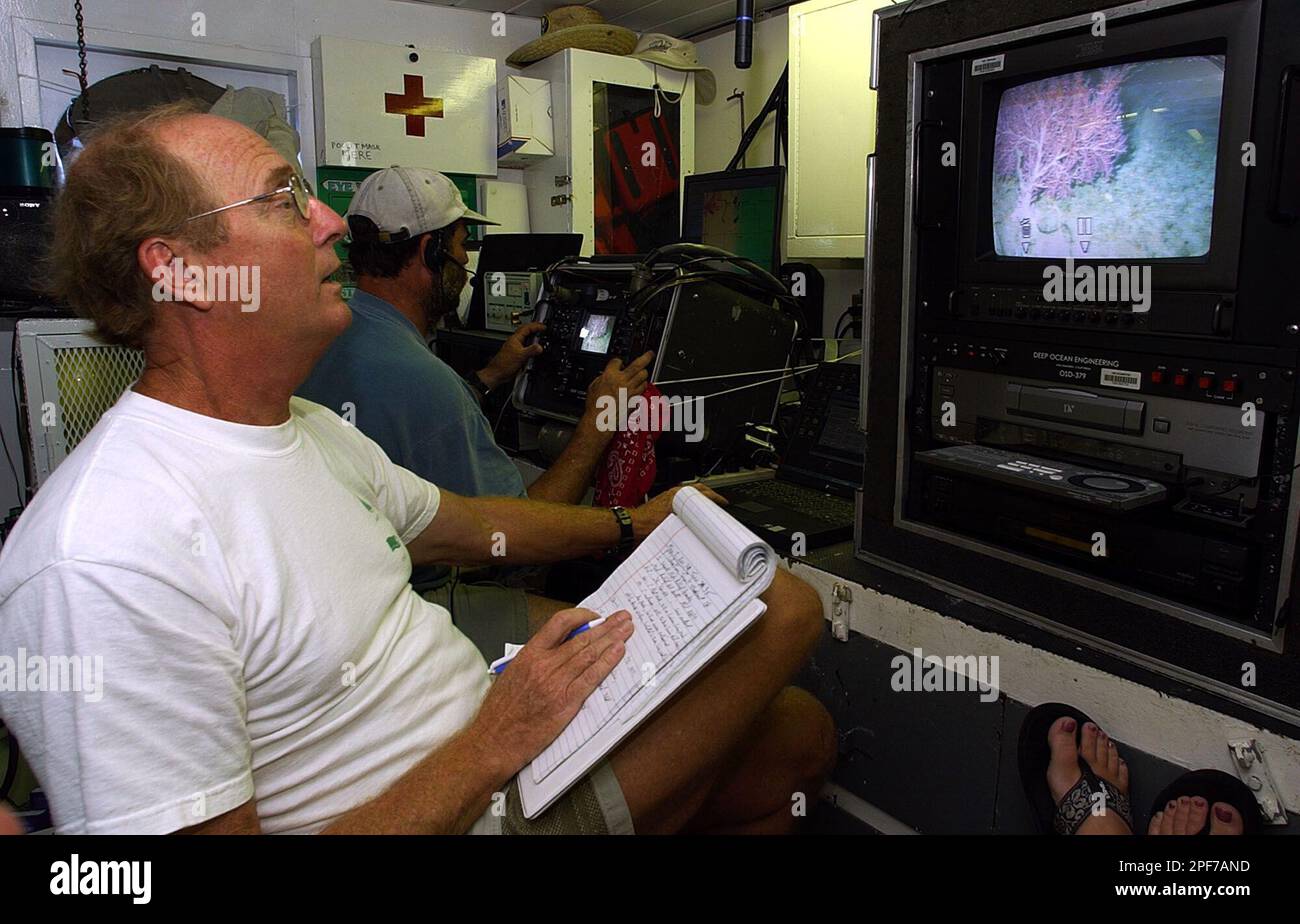 ** ADVANCE FOR WEEKEND OF MAY 10-11 ** John Reed, a coral expert with ...