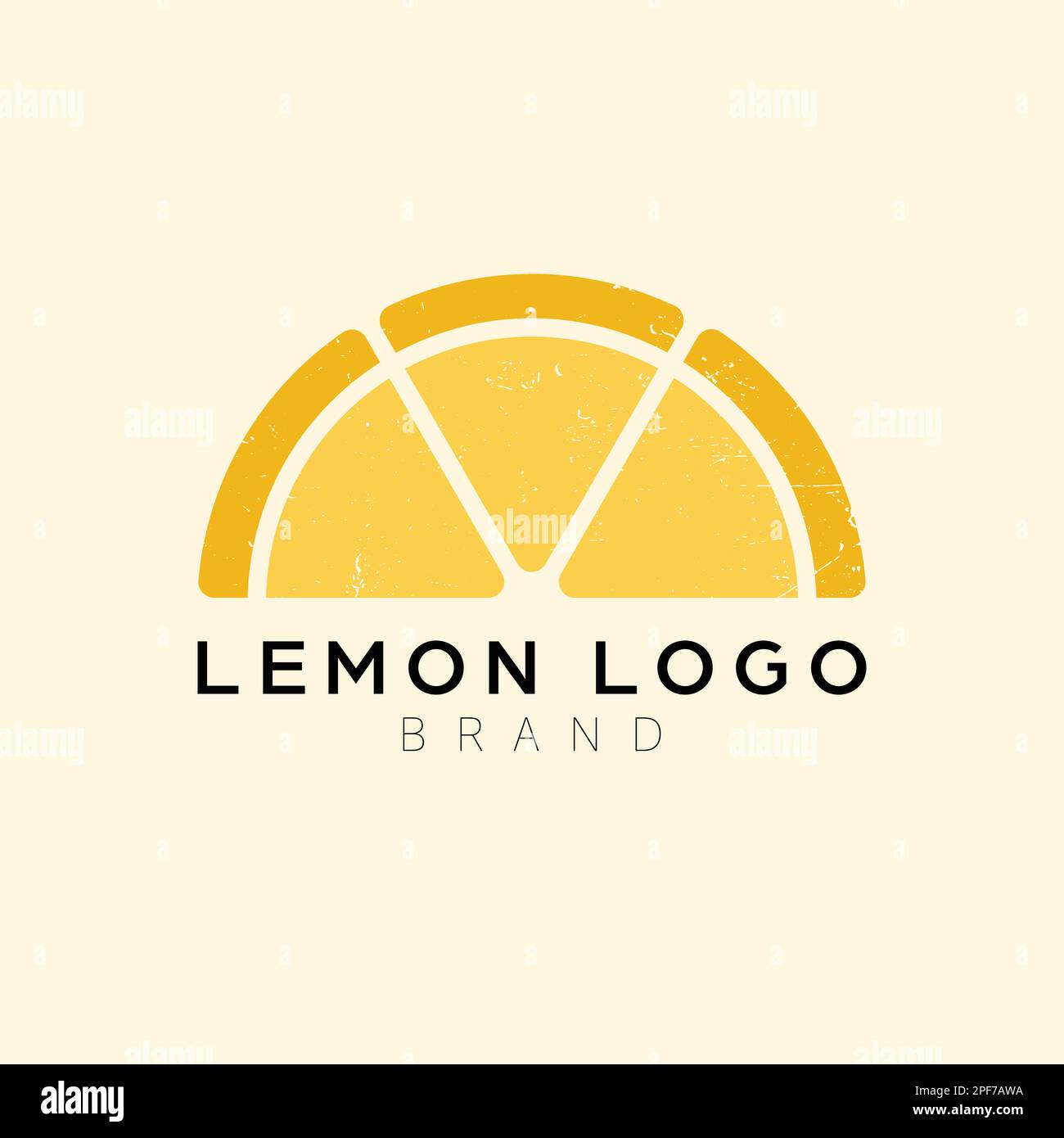 Lemon logo design. Simple and modern logotype Stock Vector Image & Art ...