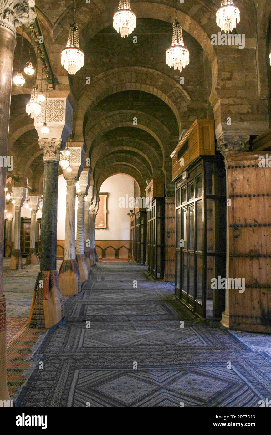 The Historic Zitouna Mosque. Tunisian Heritage in the Medina of Tunis ...