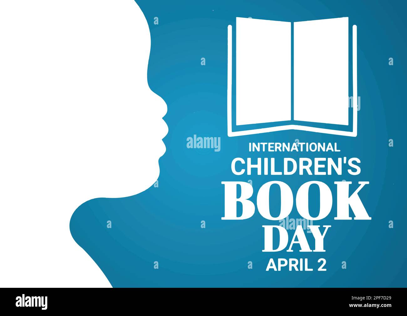 International Children's Book Day. April 2. Holiday concept. Template ...