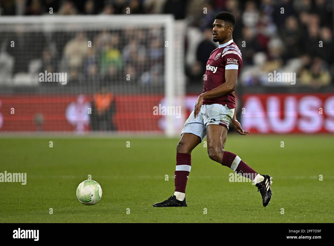 London, UK. 16th Mar, 2023. Ben Johnson (West Ham) during the West Ham ...