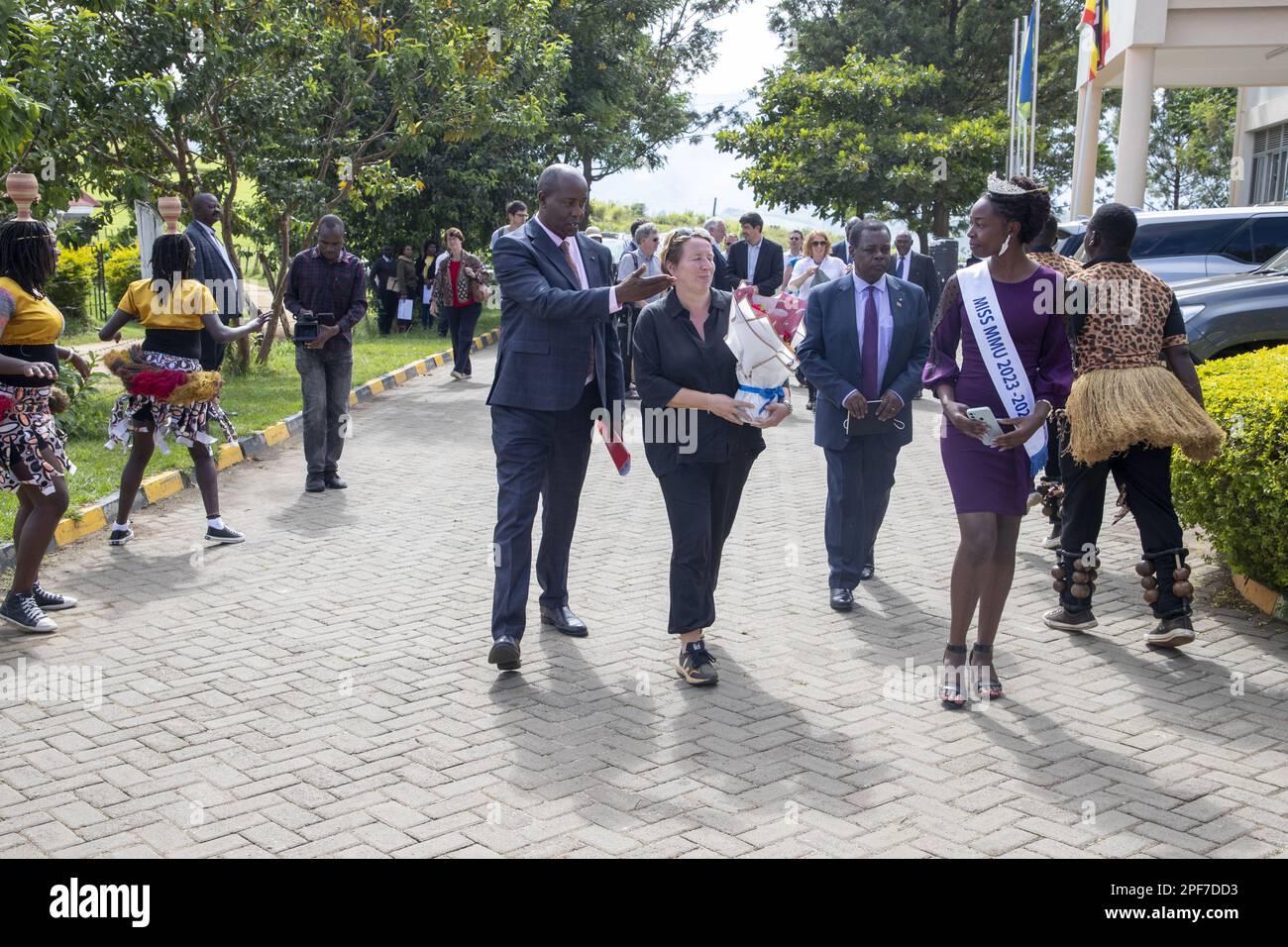Uganda, Uganda, 16 March 2023. Minister for Development Cooperation and ...