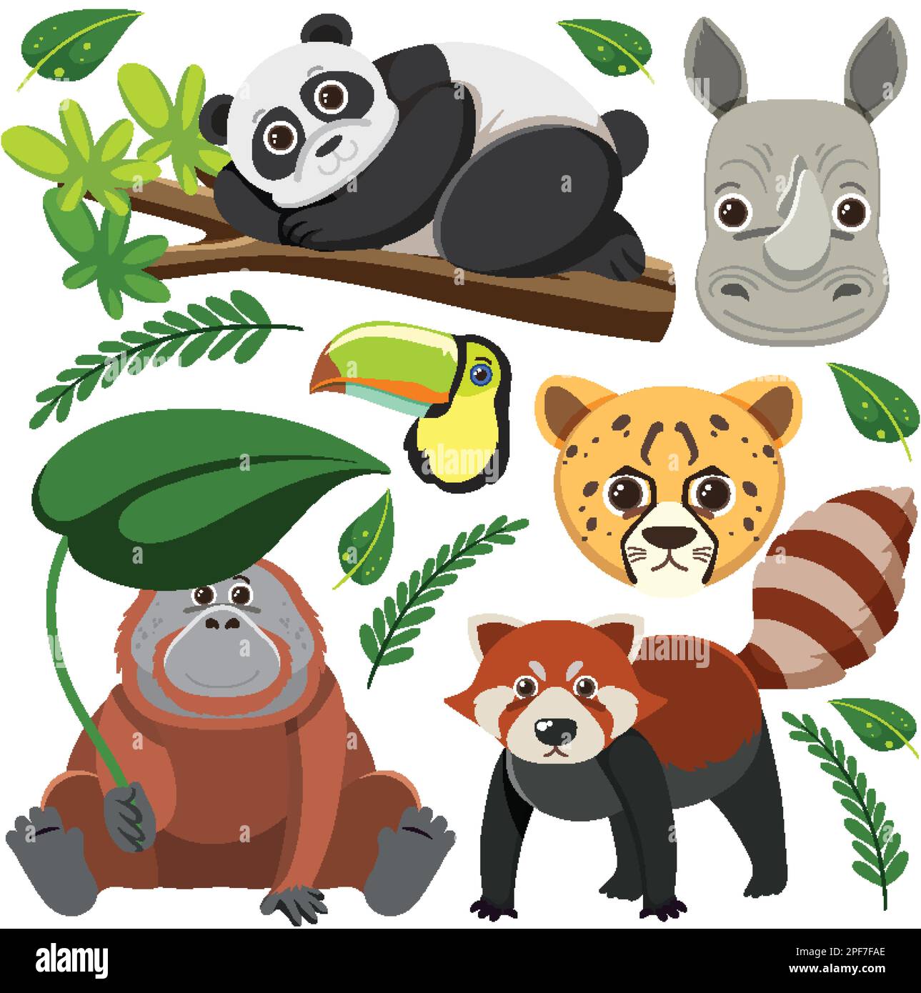 Panda cartoon face images illustration Stock Vector Image & Art - Alamy