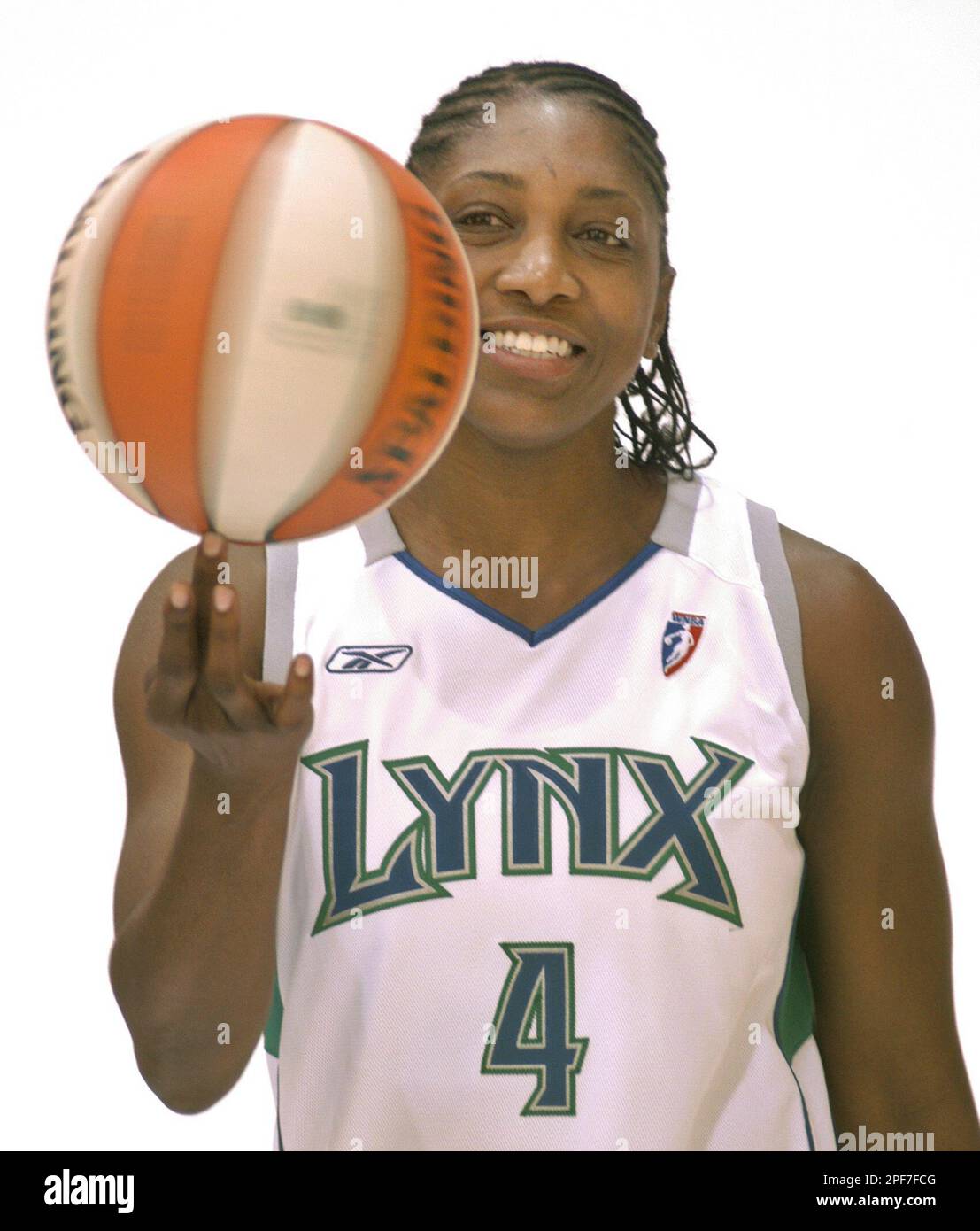 Minnesota Lynx guard Teresa Williams poses for a photograph during ...