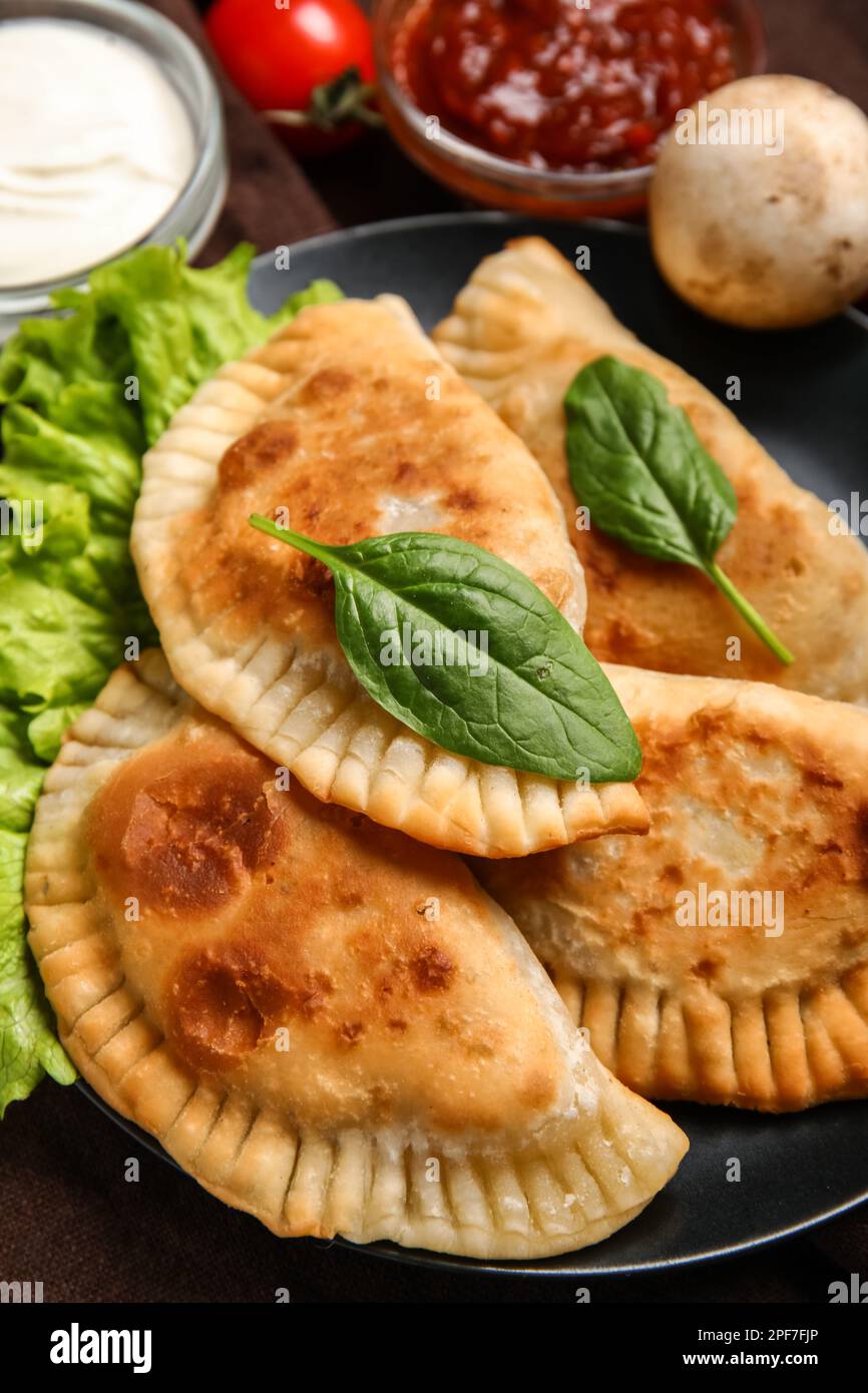 Mexican empanadas on plate hi-res stock photography and images - Alamy