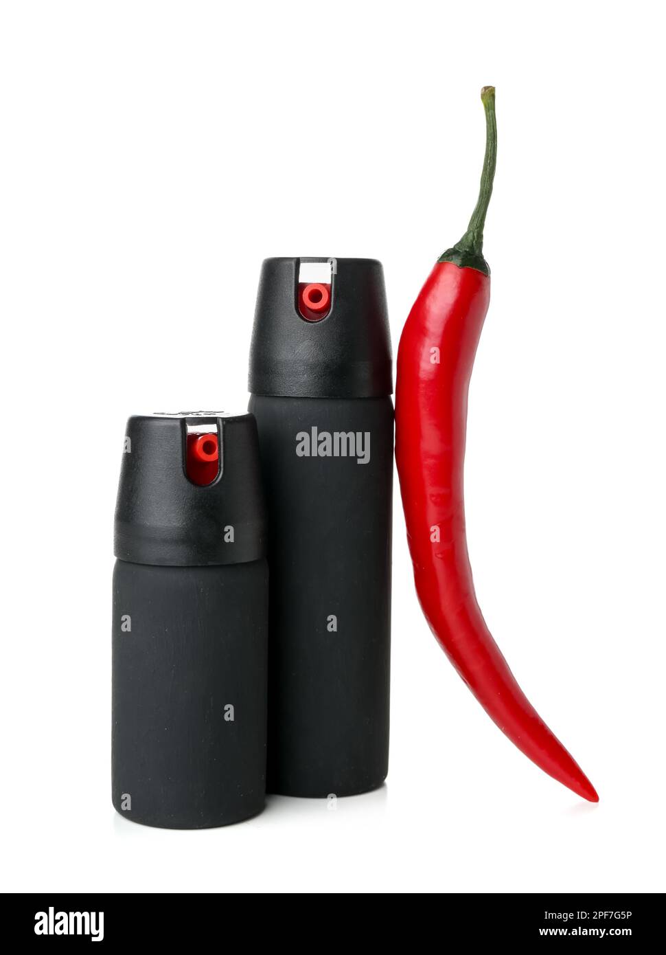 Sprays with chili pepper on white background Stock Photo - Alamy