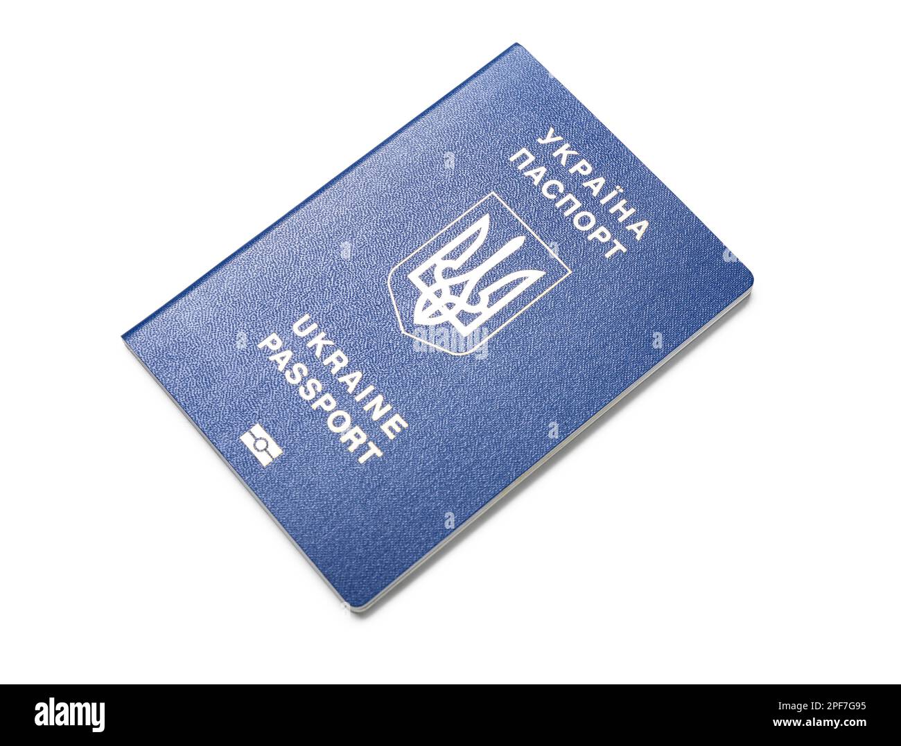 Ukrainian passport on white background Stock Photo - Alamy