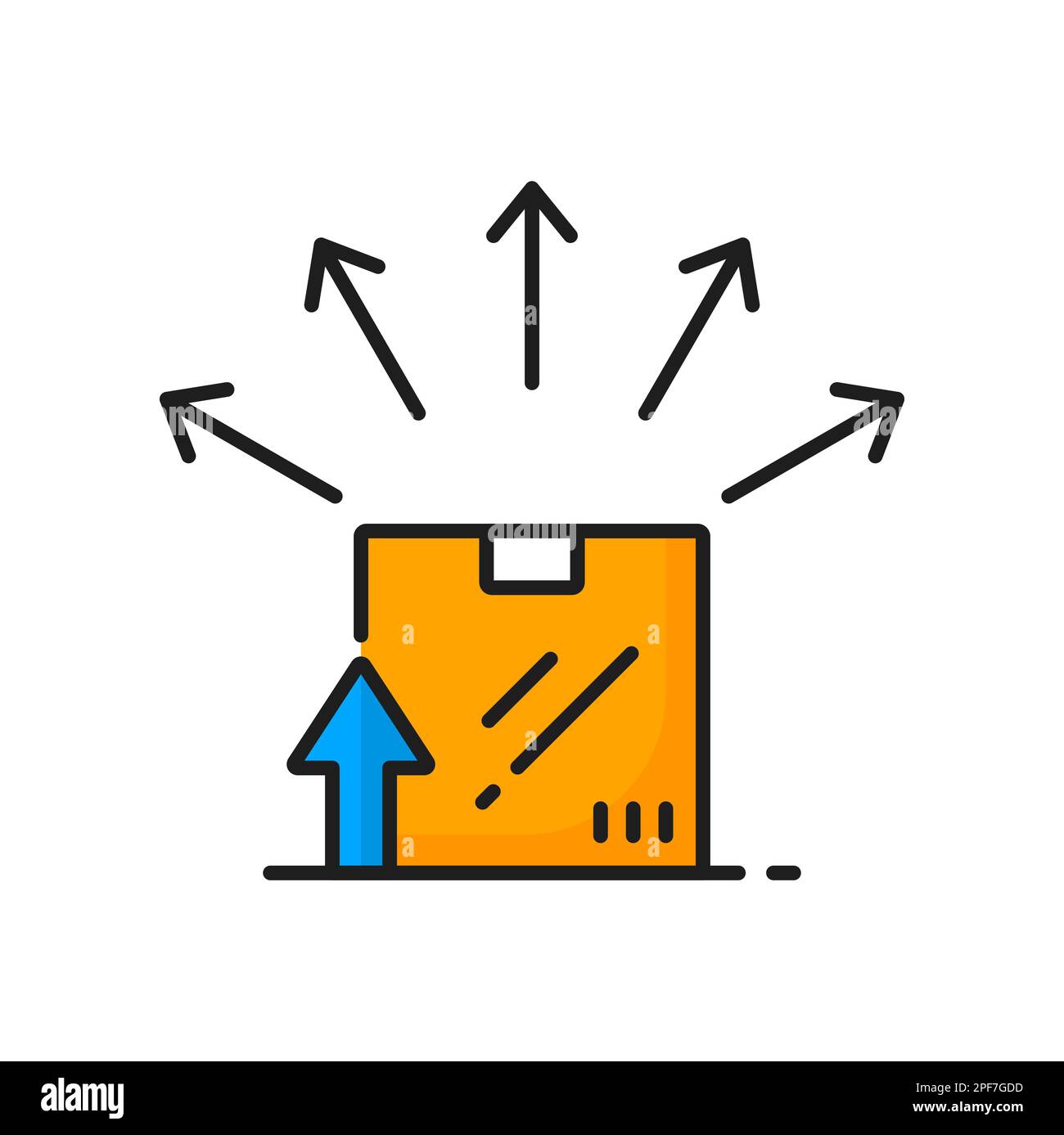 Inventory control color ERP icon. Vector business management ... Inventory control color ERP icon. Vector business management ...