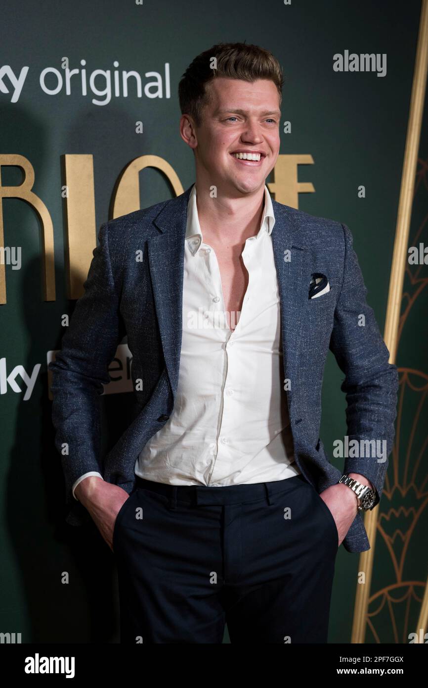 Chris Baber poses for photographers upon arrival at the UK premiere of ...