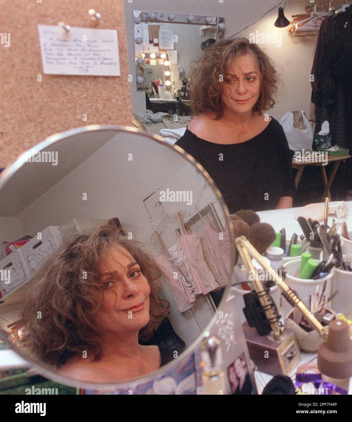 ** ADVANCE FOR WEEKEND EDITONS, MAY 1-4 **Actress Elizabeth Ashley ...