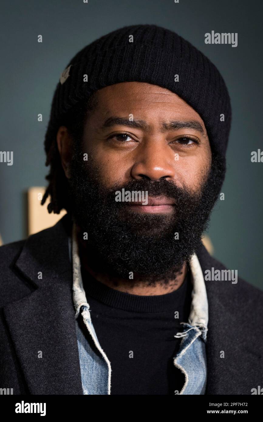 Nicholas Pinnock poses for photographers upon arrival at the UK ...