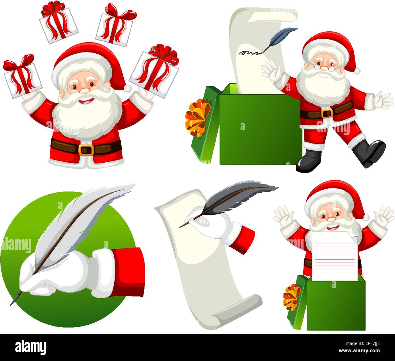 Festive Christmas Vector Icons Collection illustration Stock Vector ...
