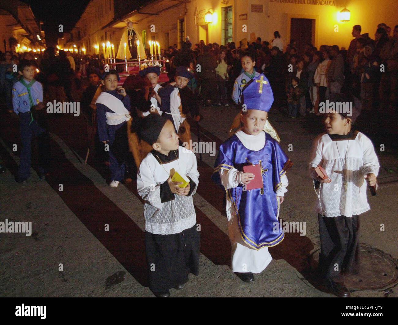 Catholic devotees childrens take part during the Little Holy Week ...