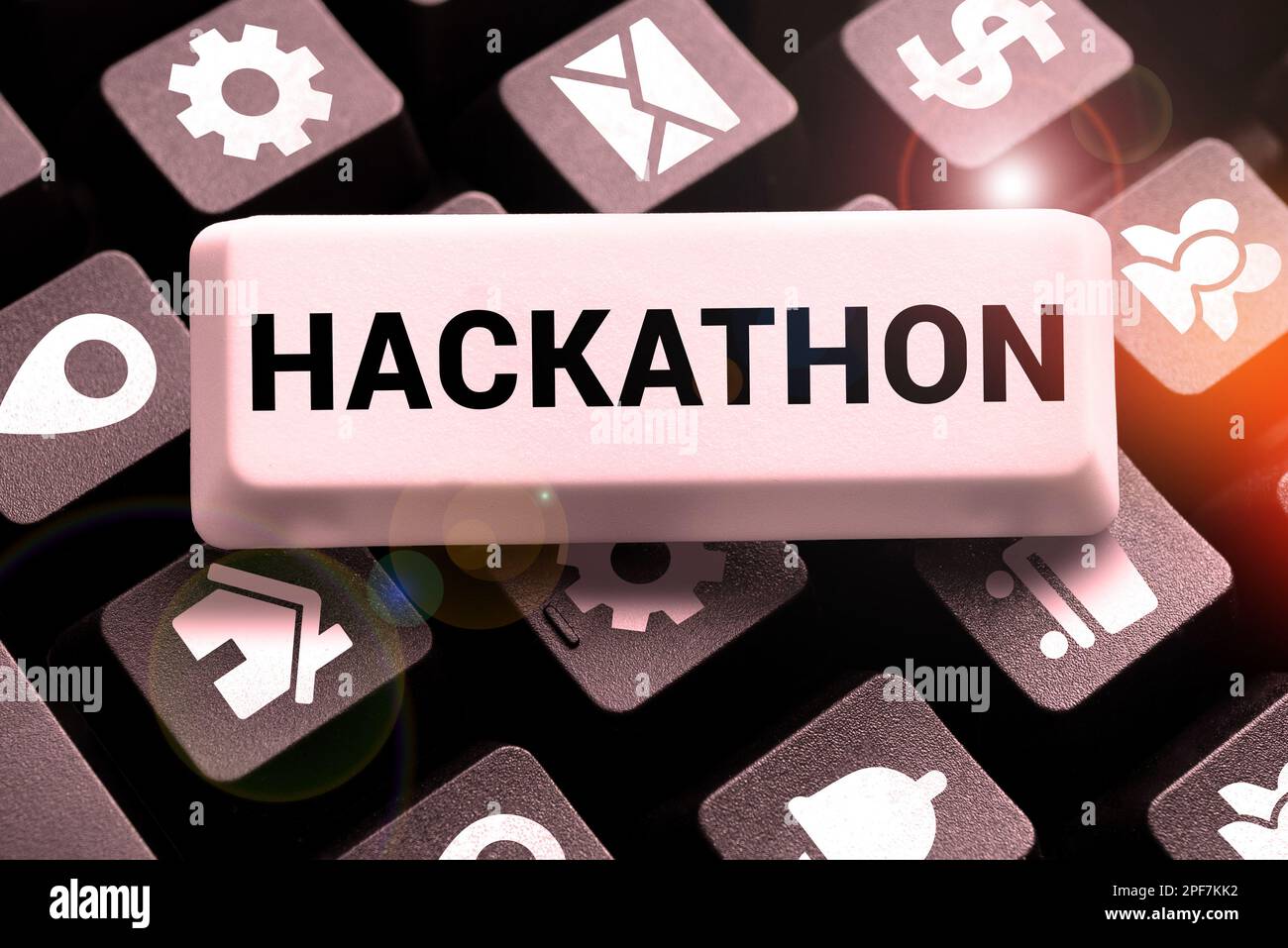 Conceptual caption Hackathon. Concept meaning event where large number ...