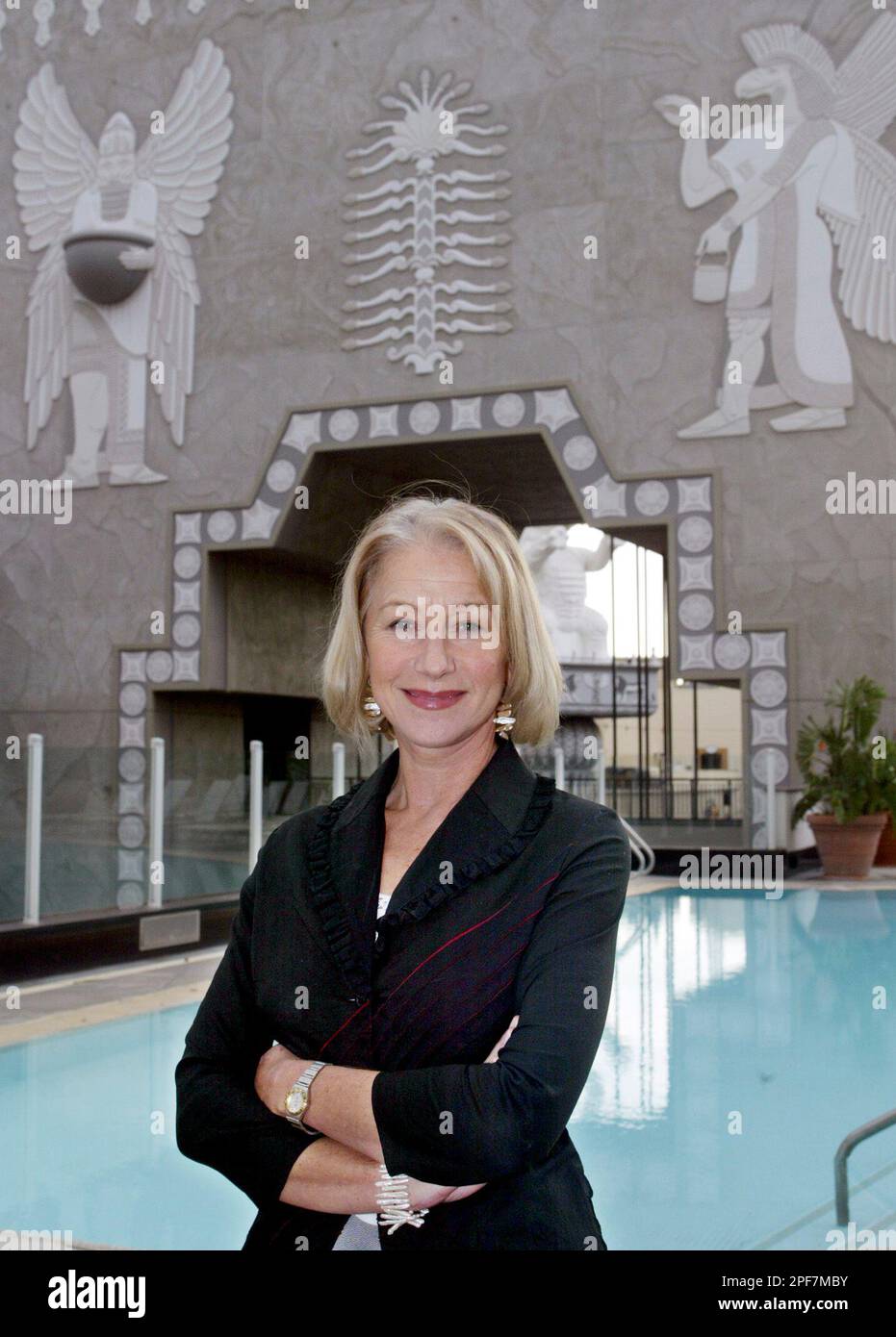 British actress Helen Mirren, best known to American television ...