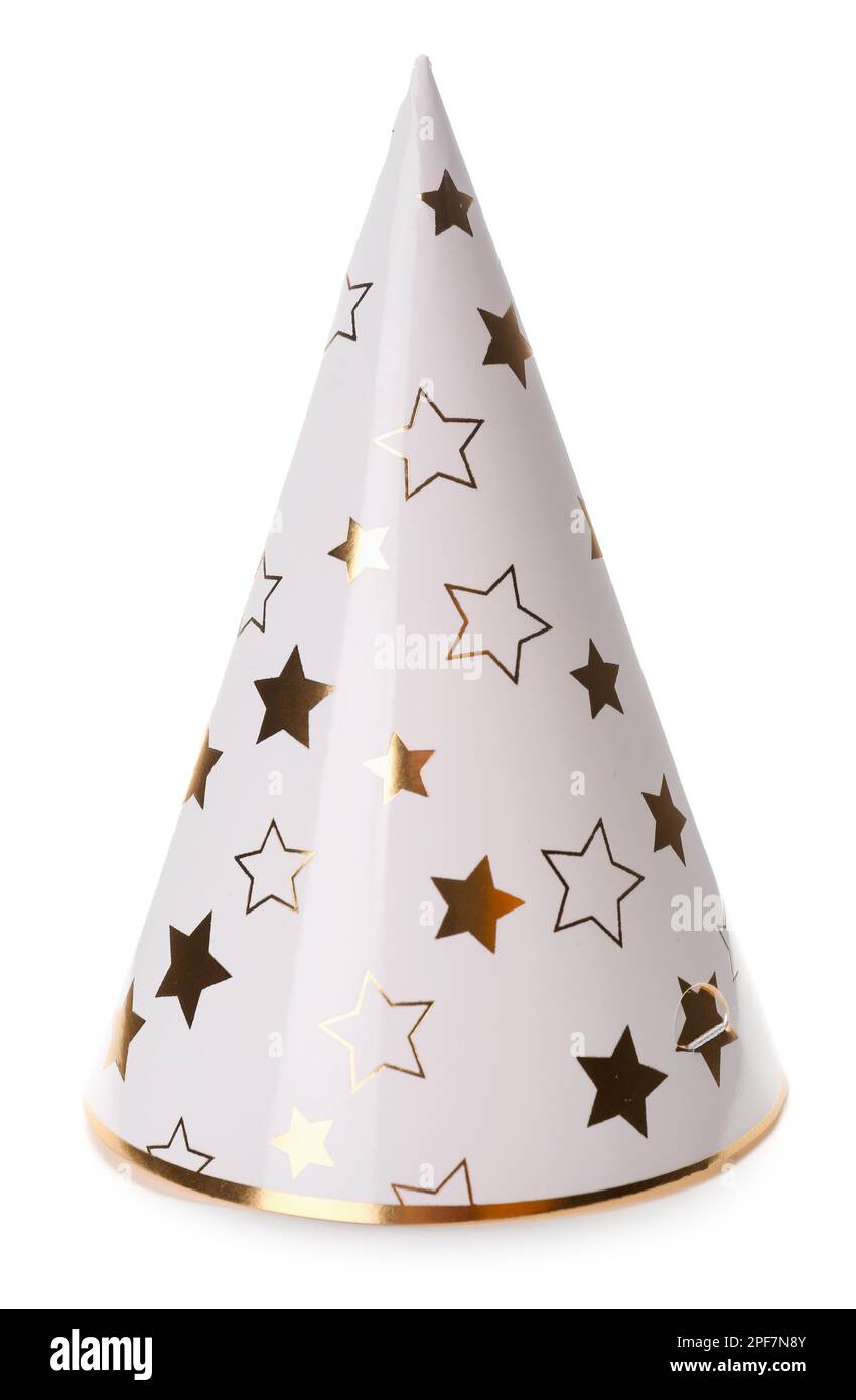 Party hat cone happy Cut Out Stock Images & Pictures - Alamy
