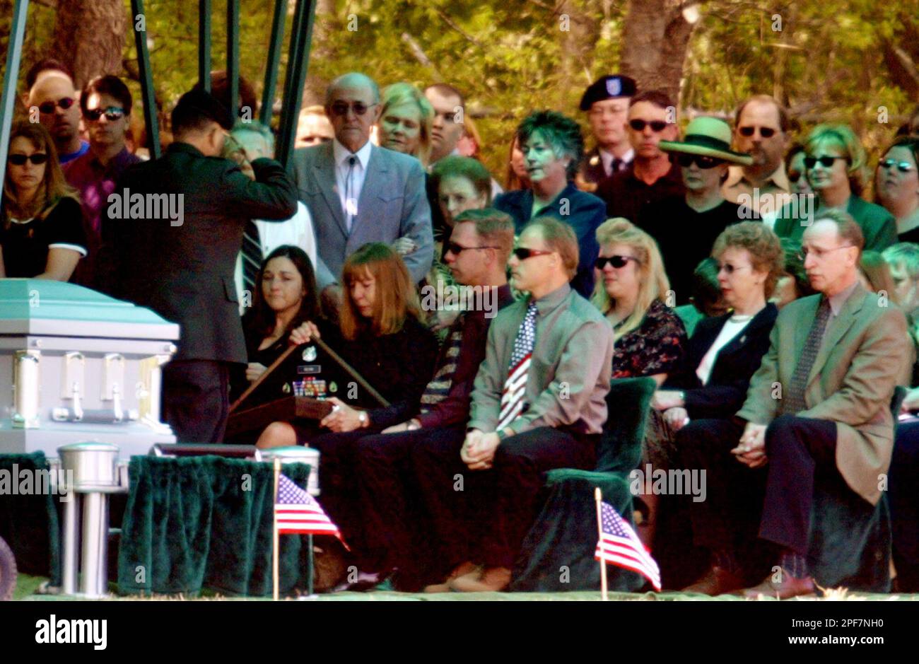 The widow and the mother of Sgt. 1st Class Randall Scott Rehn, Rae Lynn ...