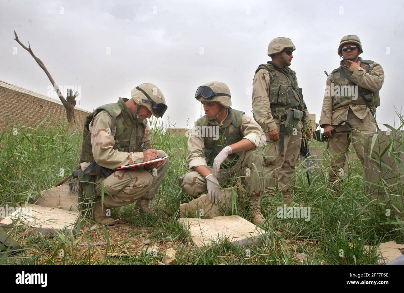 U.S. Marines of Task Force Tarawa record tombstone names in hopes to ...