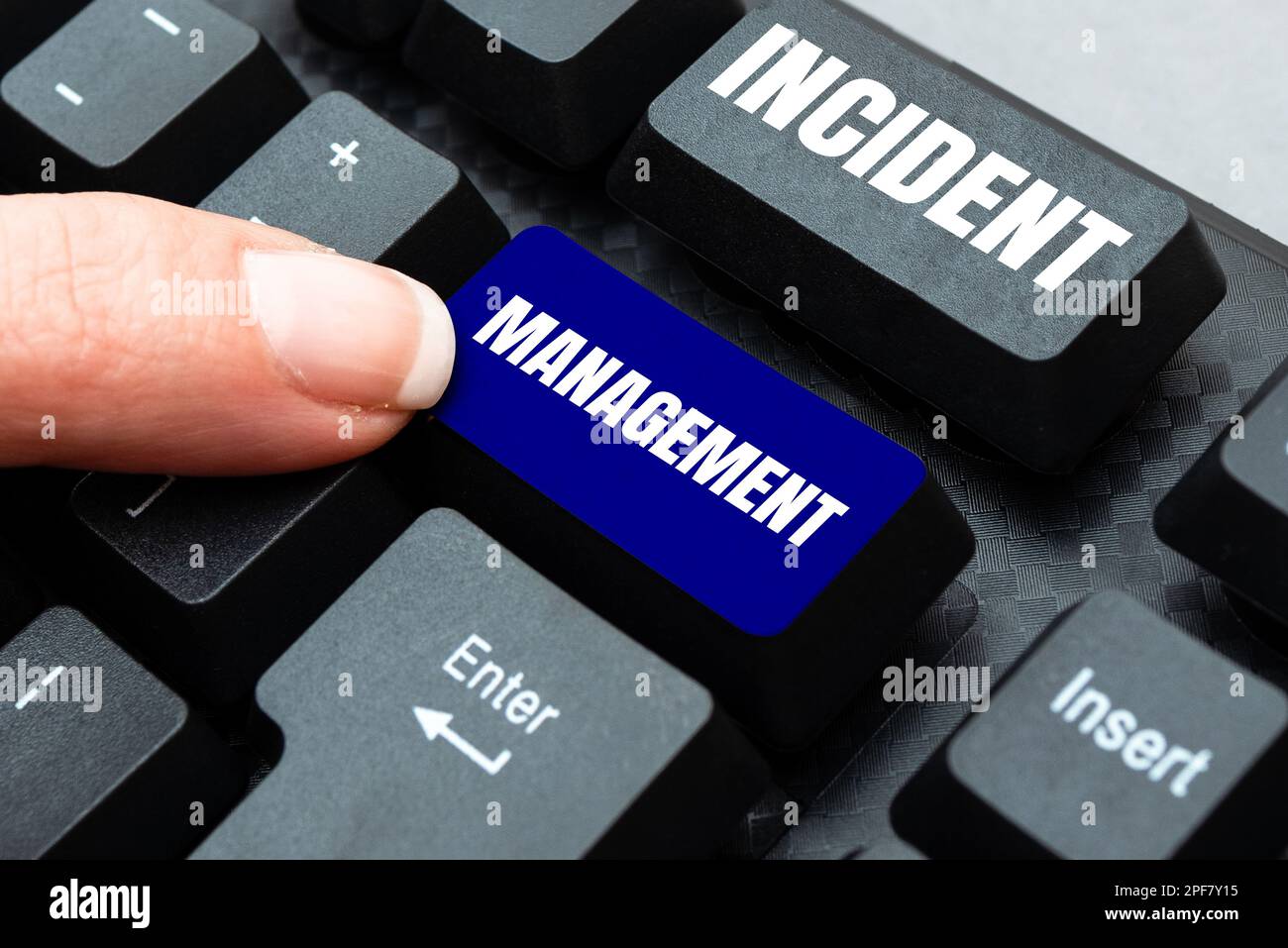 Text showing inspiration Incident Management. Word Written on Process ...