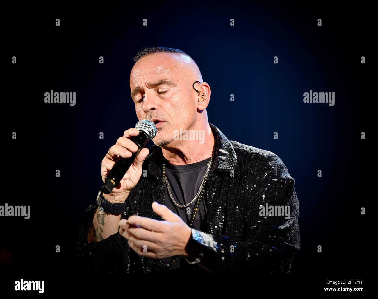 Milan, Italy. 15th Mar, 2023. Eros Ramazzotti Battito Infinito during ...