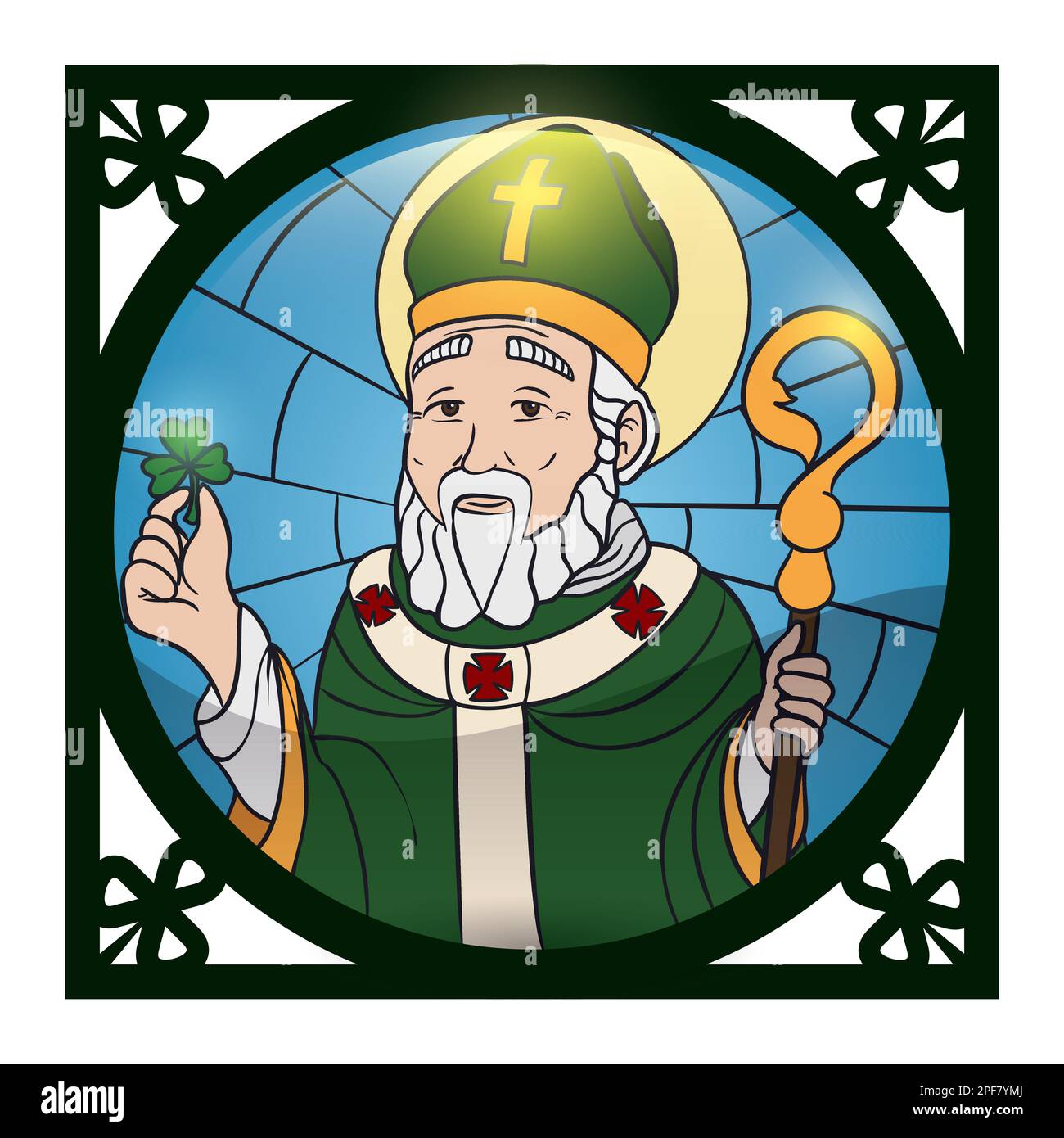 Saint patricks day clovers Stock Vector Images - Alamy