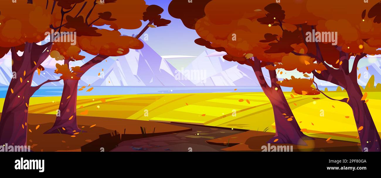 Waterside path Stock Vector Images - Alamy