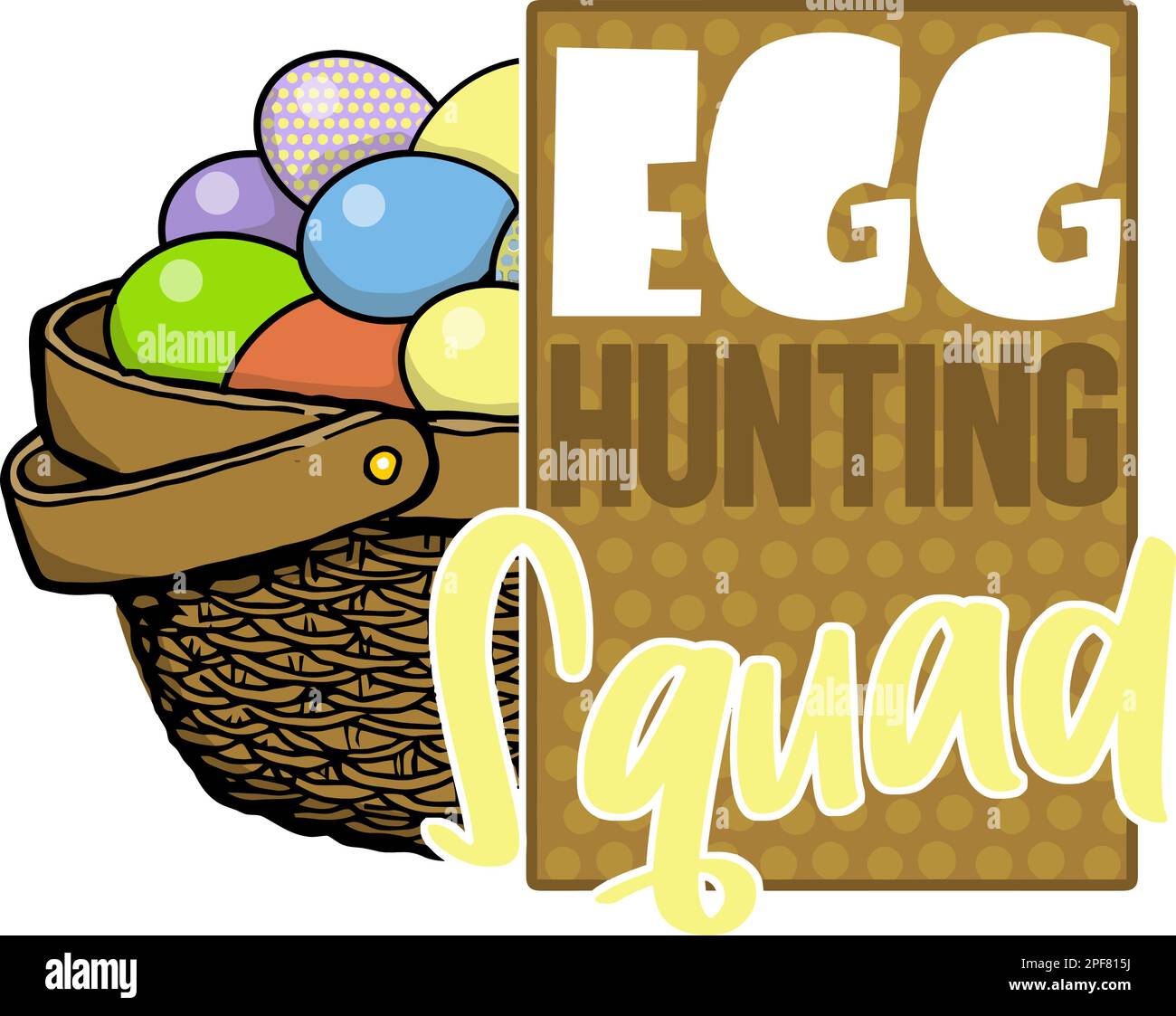egg hunting squad Stock Vector Image & Art - Alamy