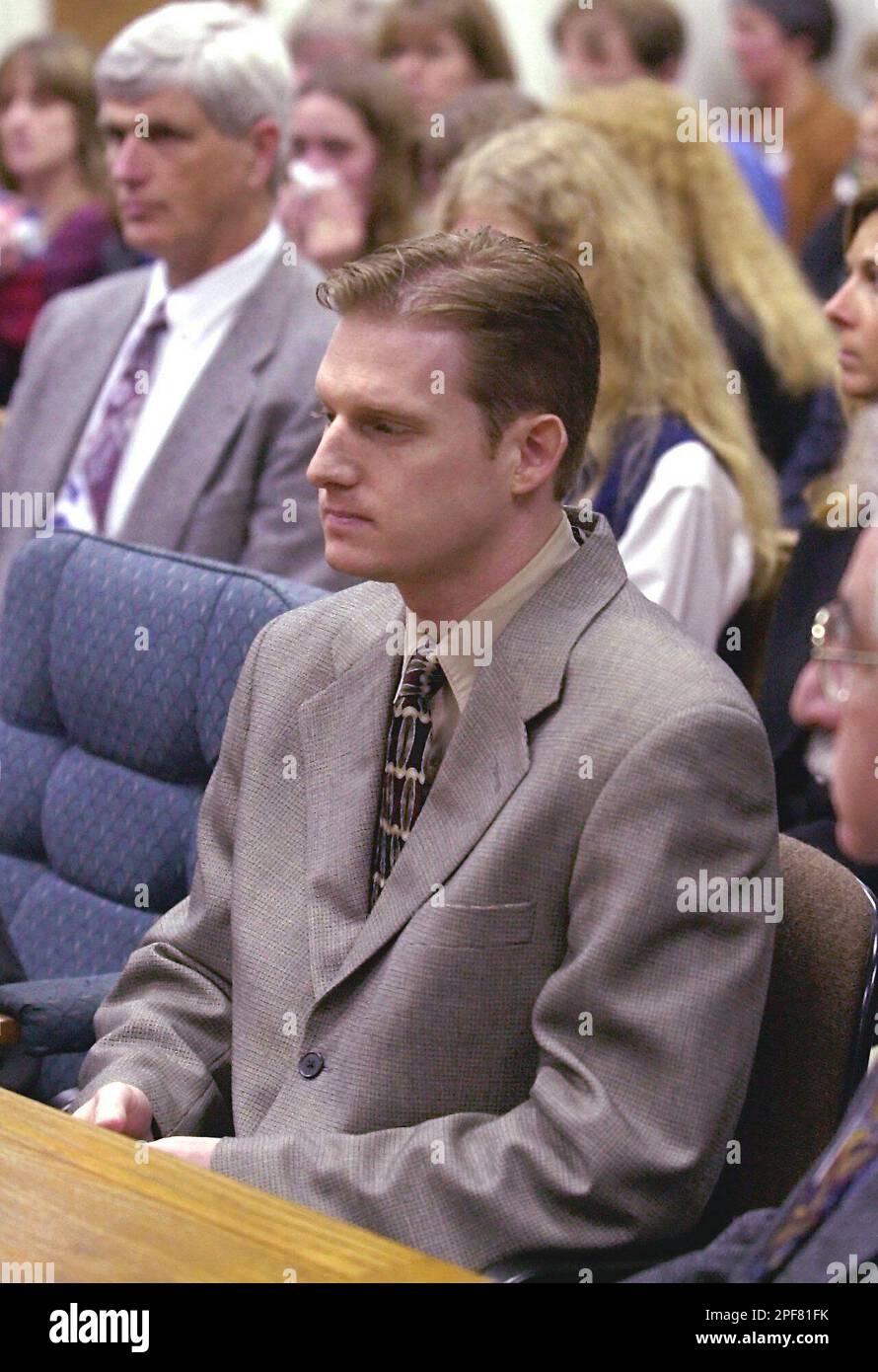 Christian Longo sits in court after the verdicts are read in his trial ...