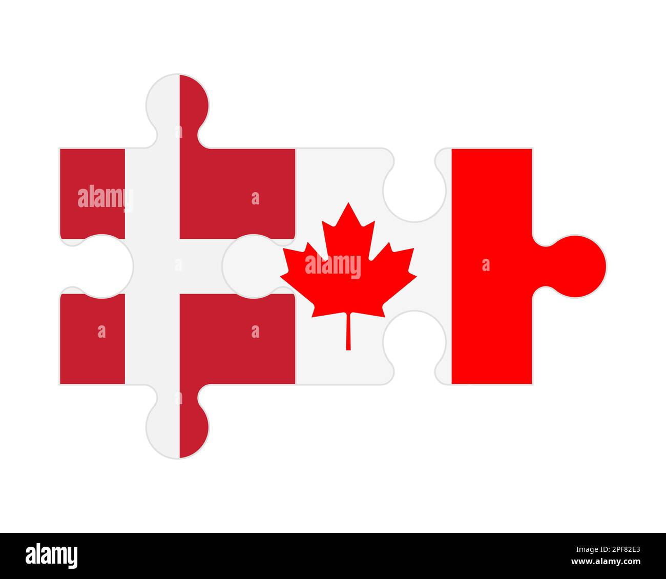Canada denmark flag Stock Vector Images - Alamy
