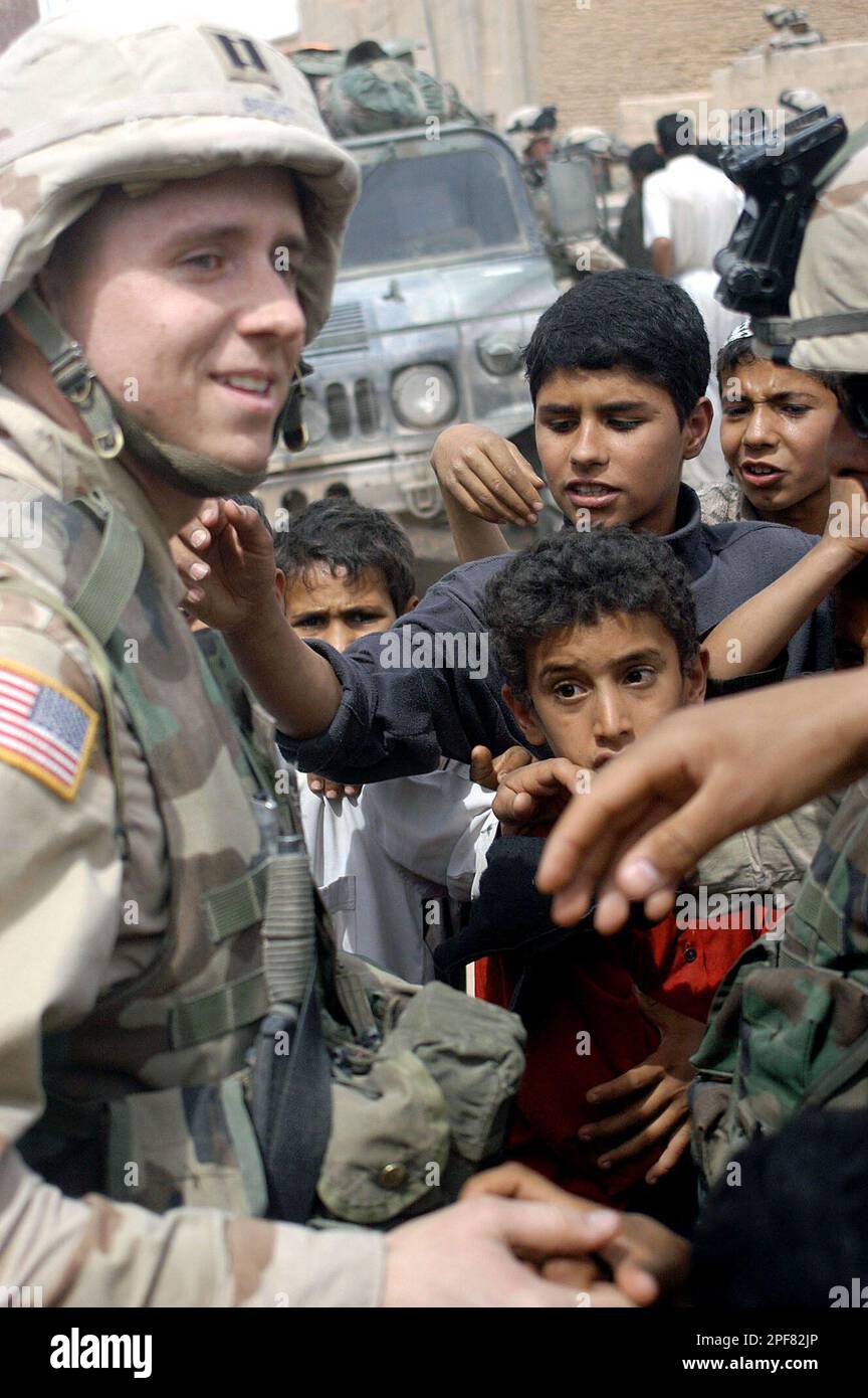 Brigade chemical officer Capt. Micah Bright, left, Headquarters and ...