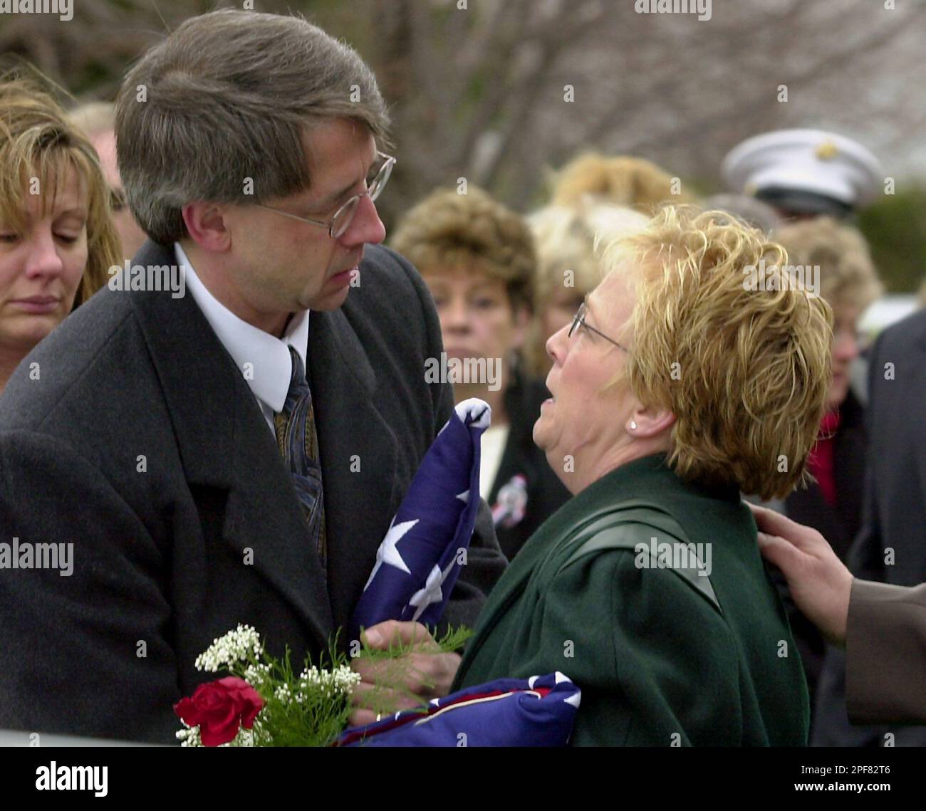 Phillip Orlowski, left, and Kathleen Zdzinski, parents of Lance Cpl ...